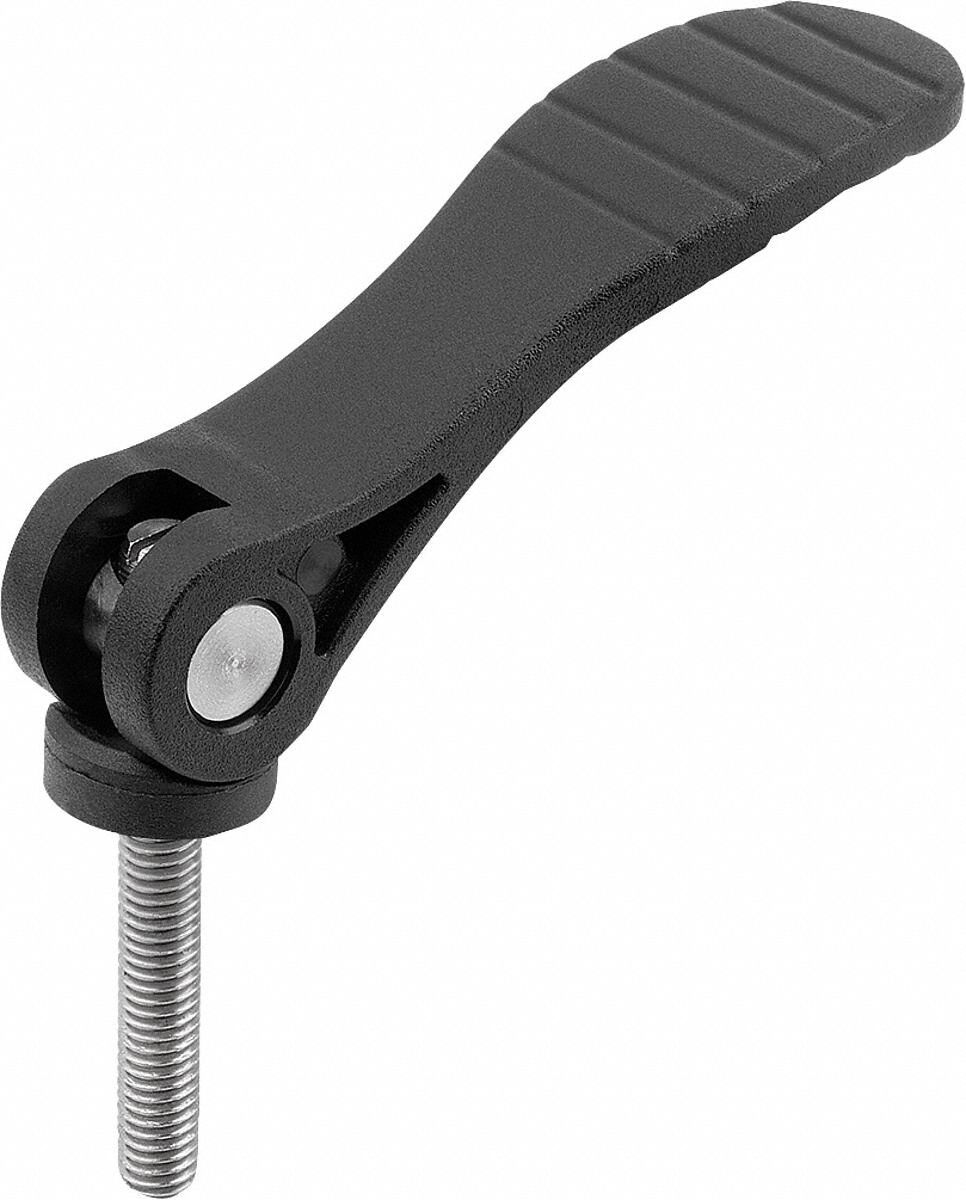 KIPP, Plastic w/ SS Thread, 3/8"-16, Cam Handle - 20WY70|K0646 ...
