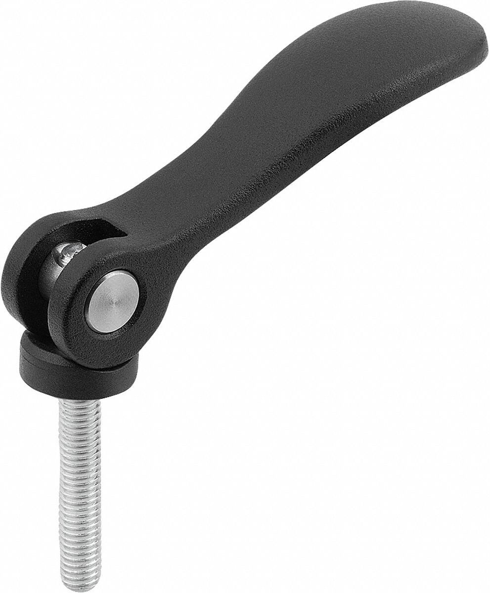 KIPP, Adjustable, Aluminum w/ Steel Thread, Cam Handle - 6JRD3|K0006 ...