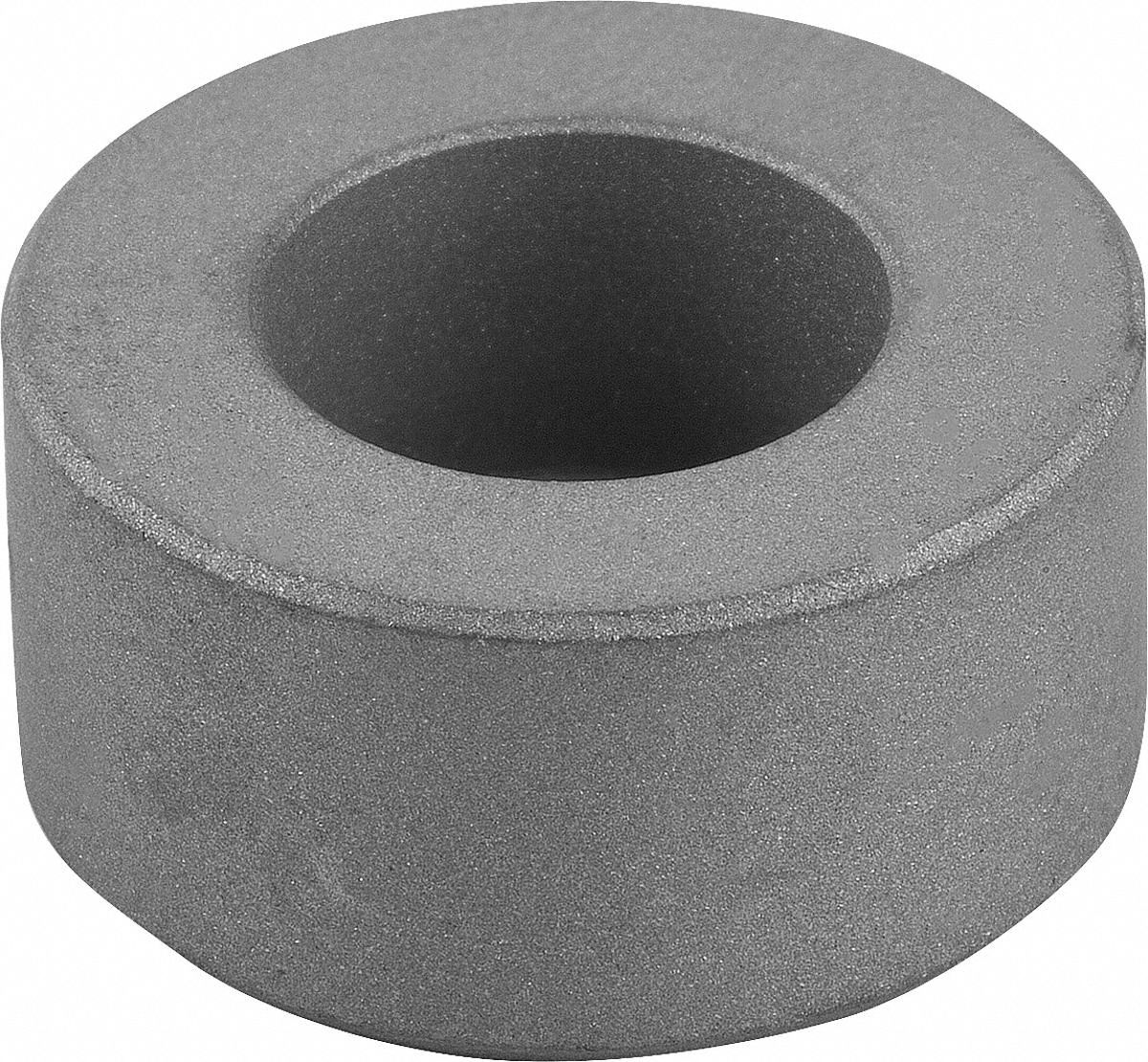 KIPP, 25 mm Dia, 6.6 mm Bore Dia, Counterbored Insert w/Flat Face ...