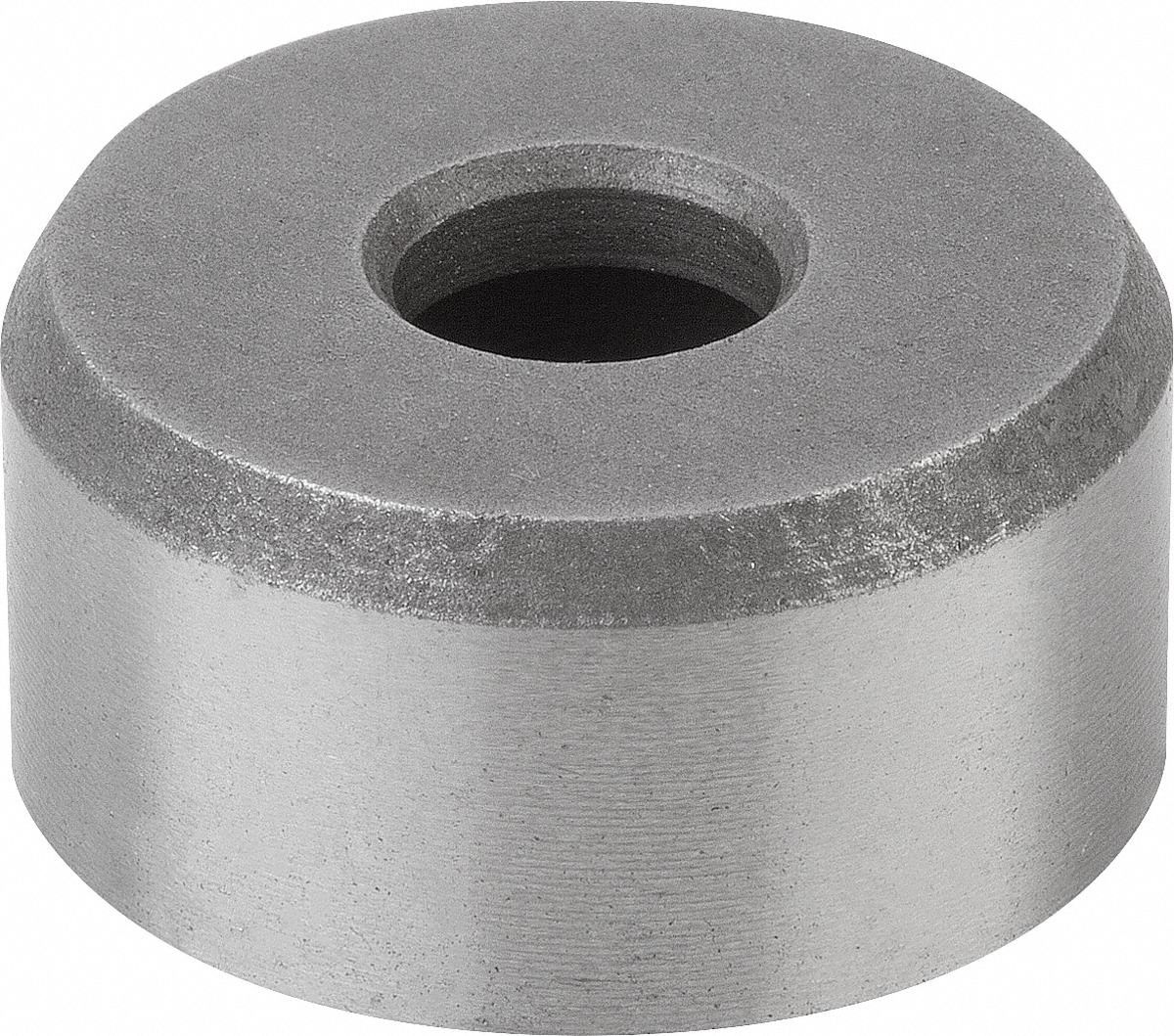 KIPP, 16 mm Dia, 5.5 mm Bore Dia, Counterbored Insert w/Diamond Face ...