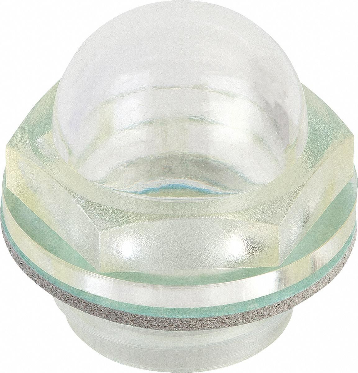 KIPP, Polyamide, Type G, Domed Oil Level Sight Plug - 801XT8|K0447 ...