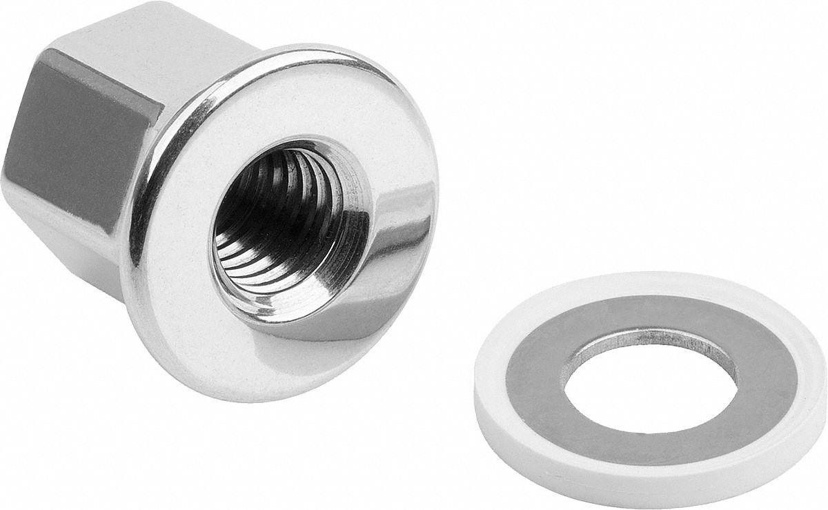 M5 Thread, 316L, Hygienic USIT Cap Nut w/Washer - 802KJ5|K1594.052 ...