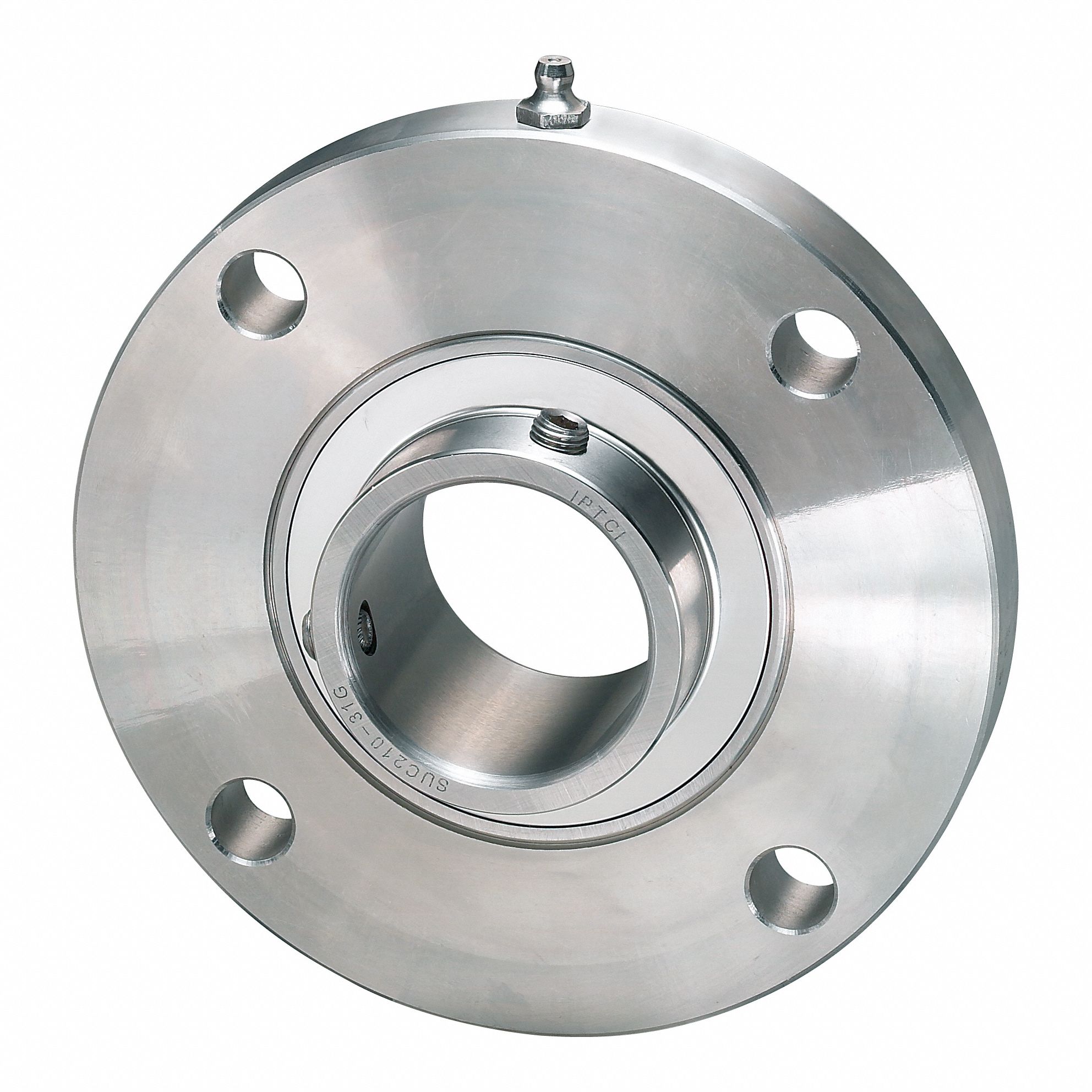 IPTCI BEARINGS, Radial Ball, 1 7/16 in Bore, 4 Bolt Flange Bearing ...