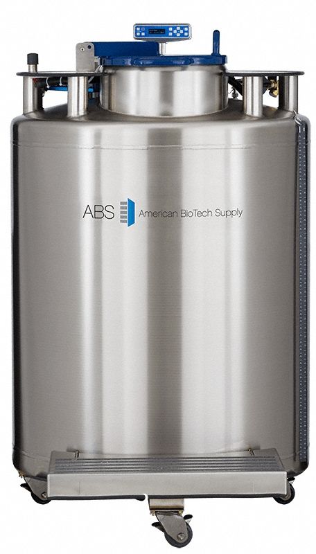 AMERICAN BIOTECH SUPPLY, 371 L Capacity, 34 in Overall Dia, Cryogenic ...