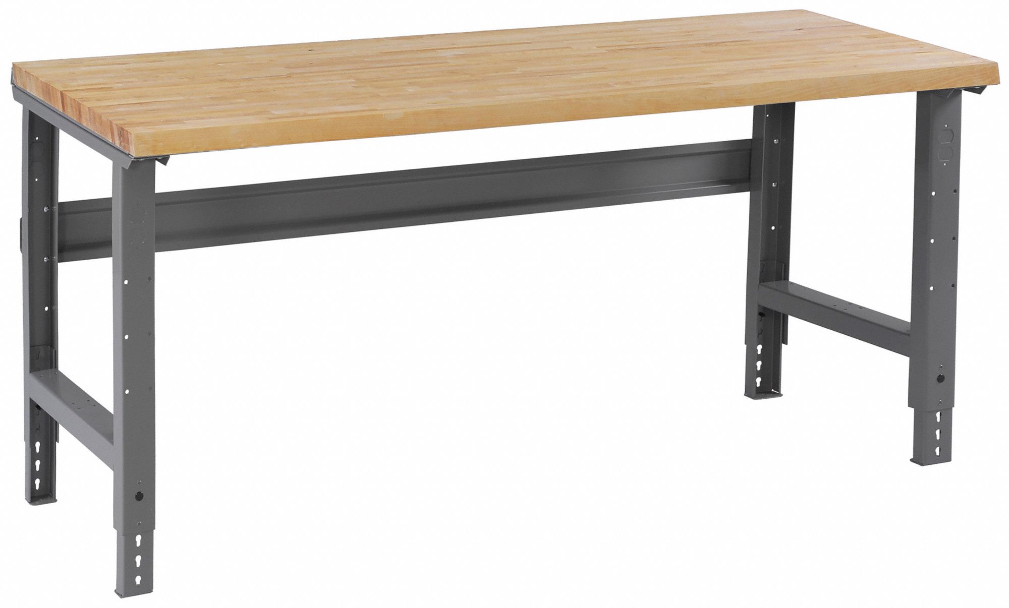 TENNSCO, Adj Ht, Laminated Hardwood Butcher Block, Workbench - 1PA87 ...