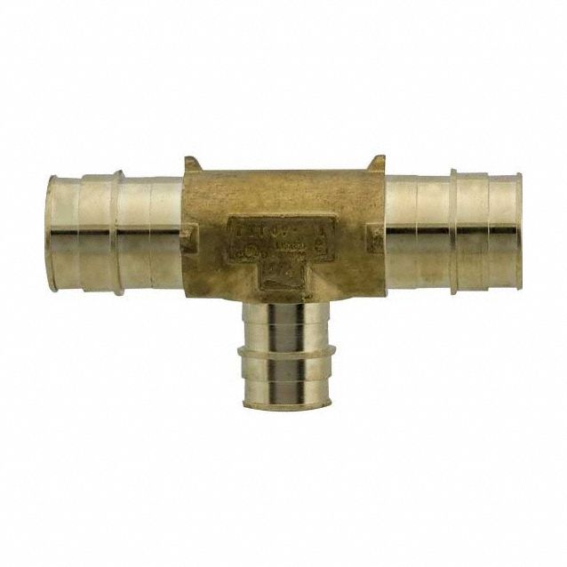 UPONOR, 3/4 in ID x 3/4 in ID x 1 in ID Size, Barbed x Barbed x Barbed ...