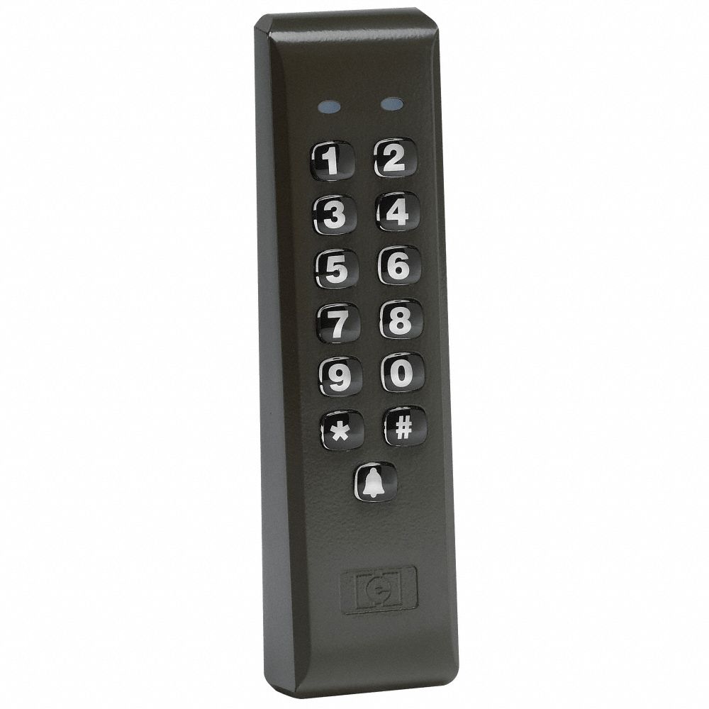 LINEAR, 12 to 24V AC/DC, 2 A Current, Weather Resistant Keypad - 54GC31 ...