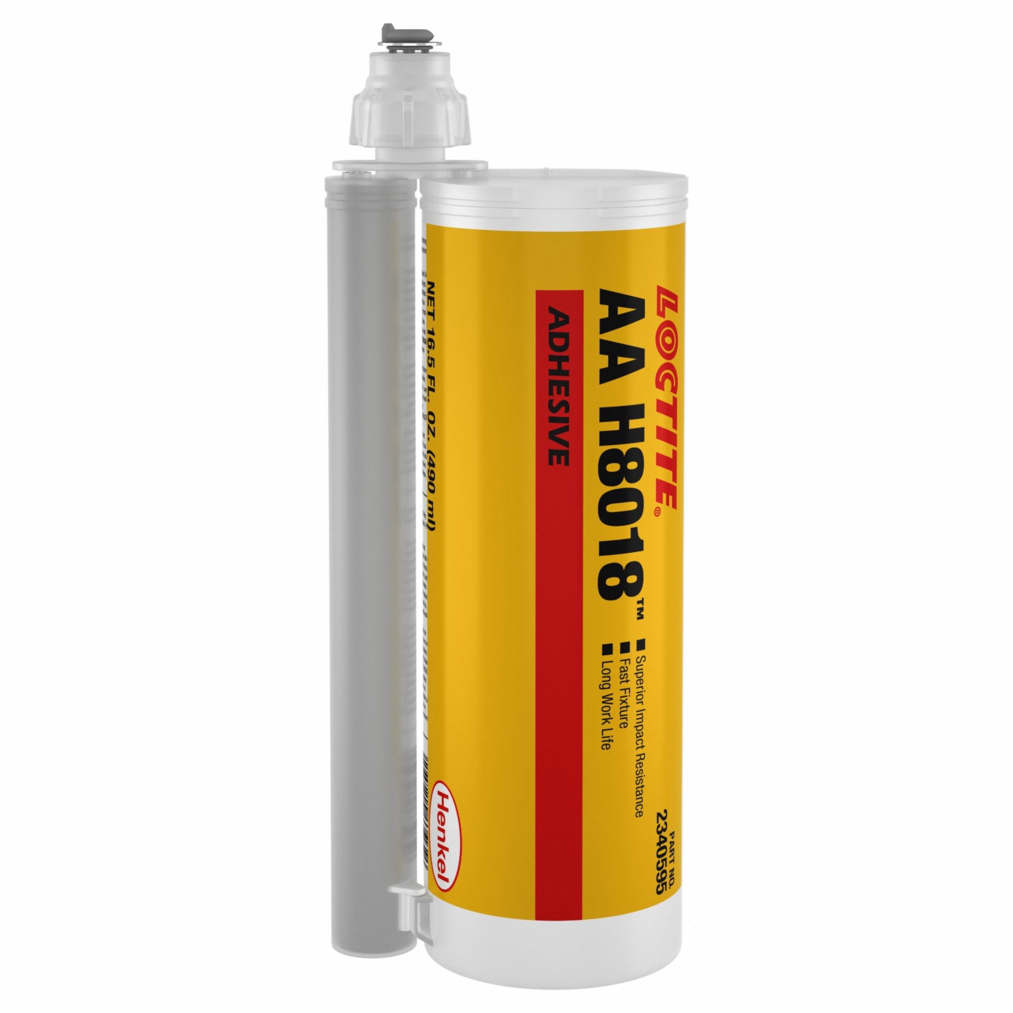 LOCTITE, AA H8018, Ambient Cured, Structural Adhesive - 810YV7|2340595 ...