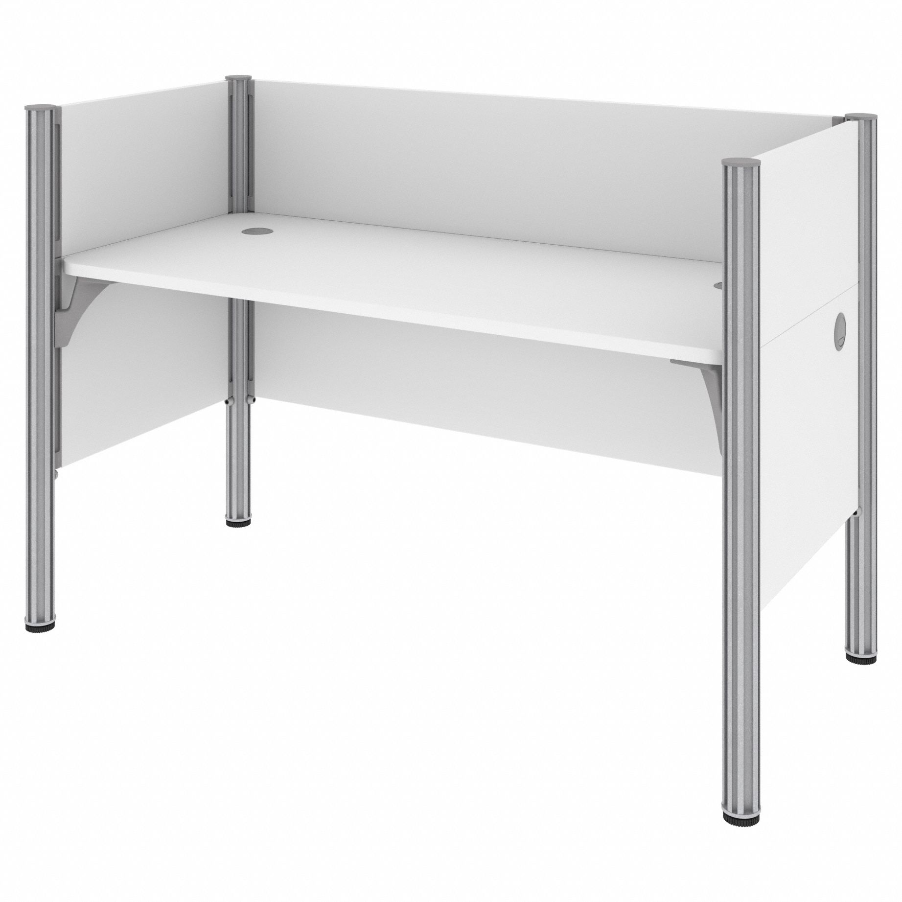 BESTAR, 43 in Overall Ht, 62 1/2 in Overall Wd, Modular Cubicle ...