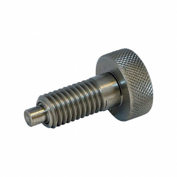 JW WINCO, SS, 1/2"-13 Thread, Hand Retractable Spring Plungers - 822EY9 ...