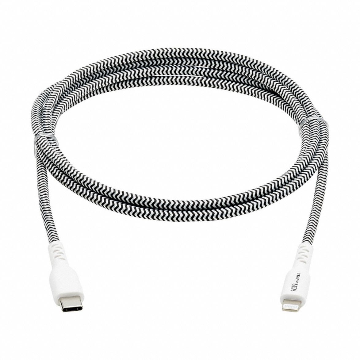 EATON TRIPP LITE, USB C Male End 1, Lightning Male End 2, Cable ...