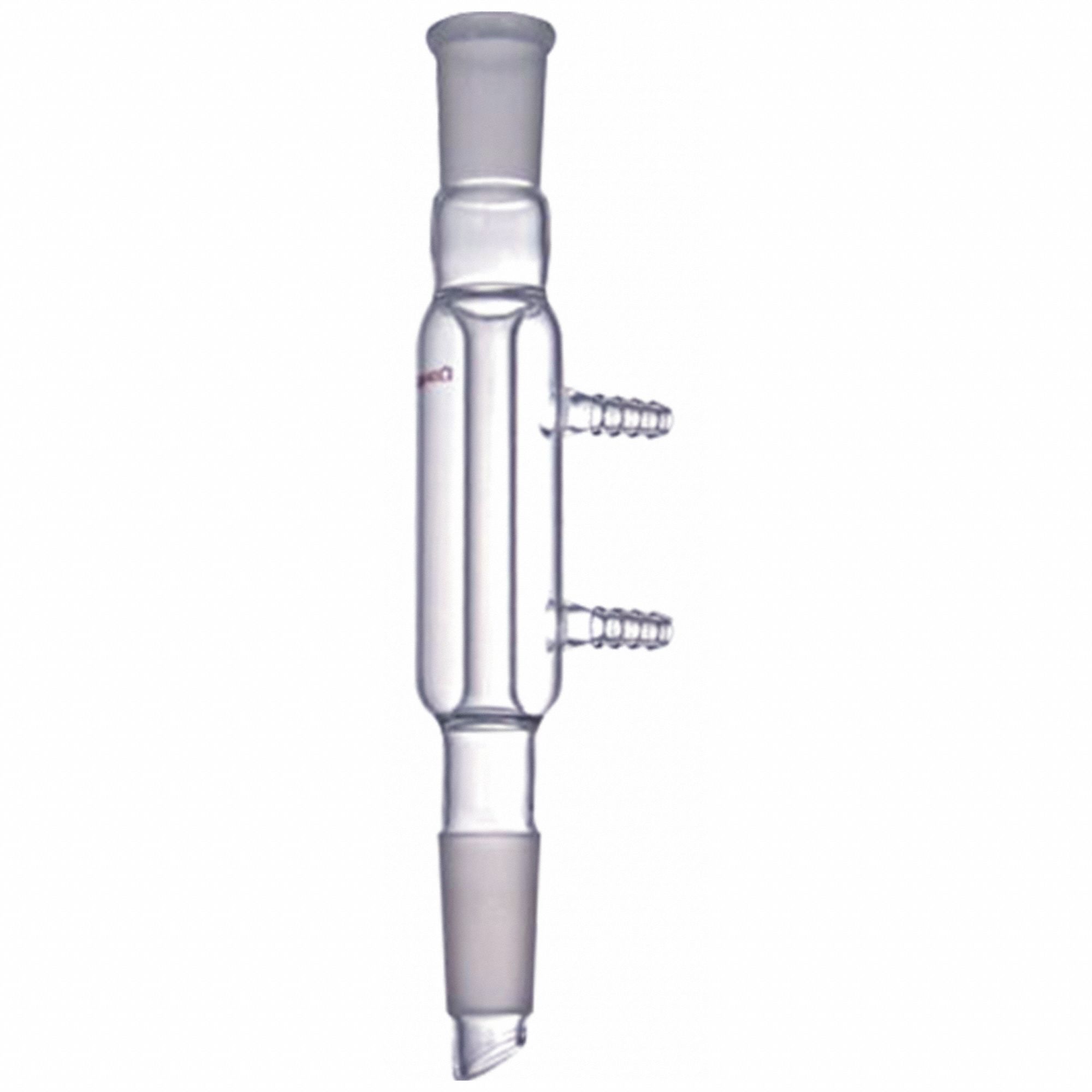 KIMBLE, 17 3/8 in Overall Lg, 24/40 Ground Mouth Joint Size, Condenser ...