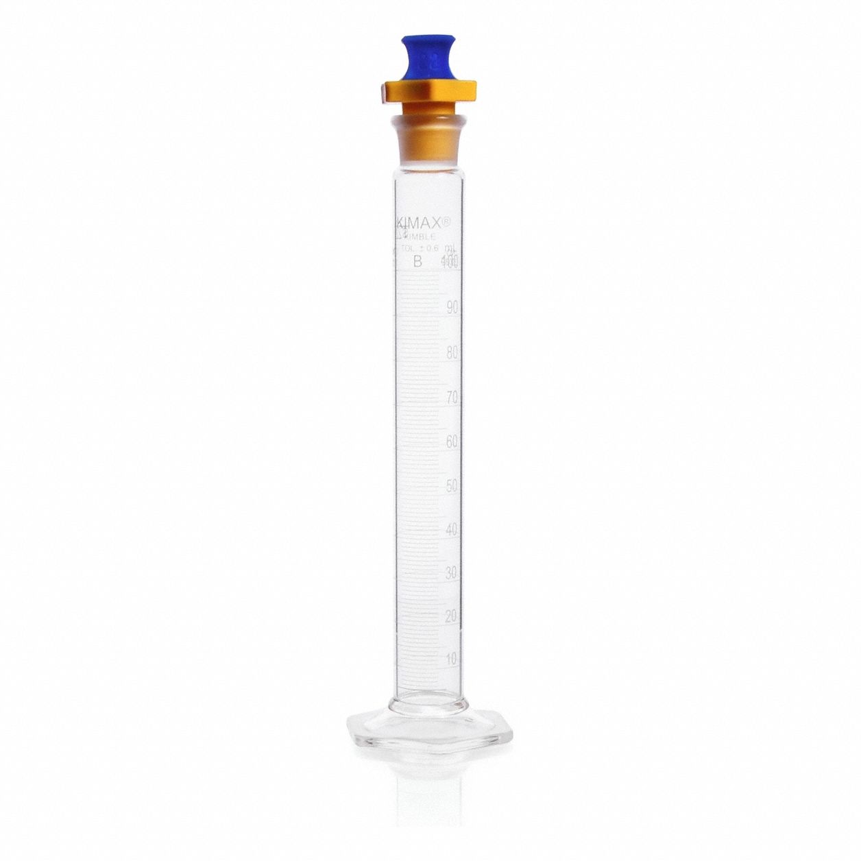 Borosilicate Glass, 50 mL Capacity - mL, Graduated Cylinder - 38VJ82 ...