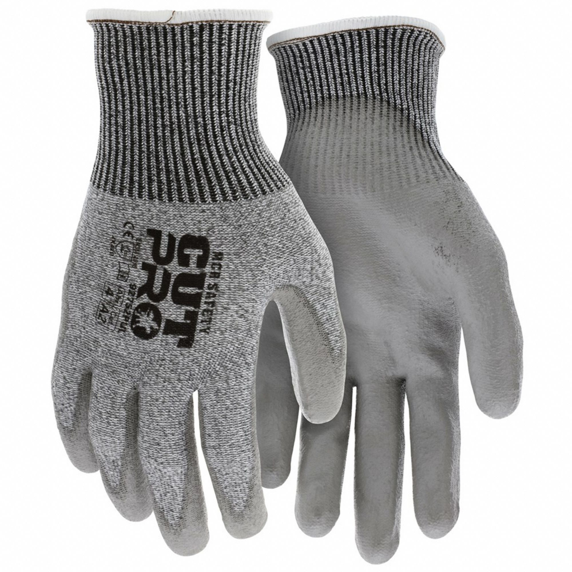 MCR SAFETY, 2XL ( 11 ), ANSI Cut Level A2, Cut-Resistant Glove - 801C28|92752PUXXL - Grainger