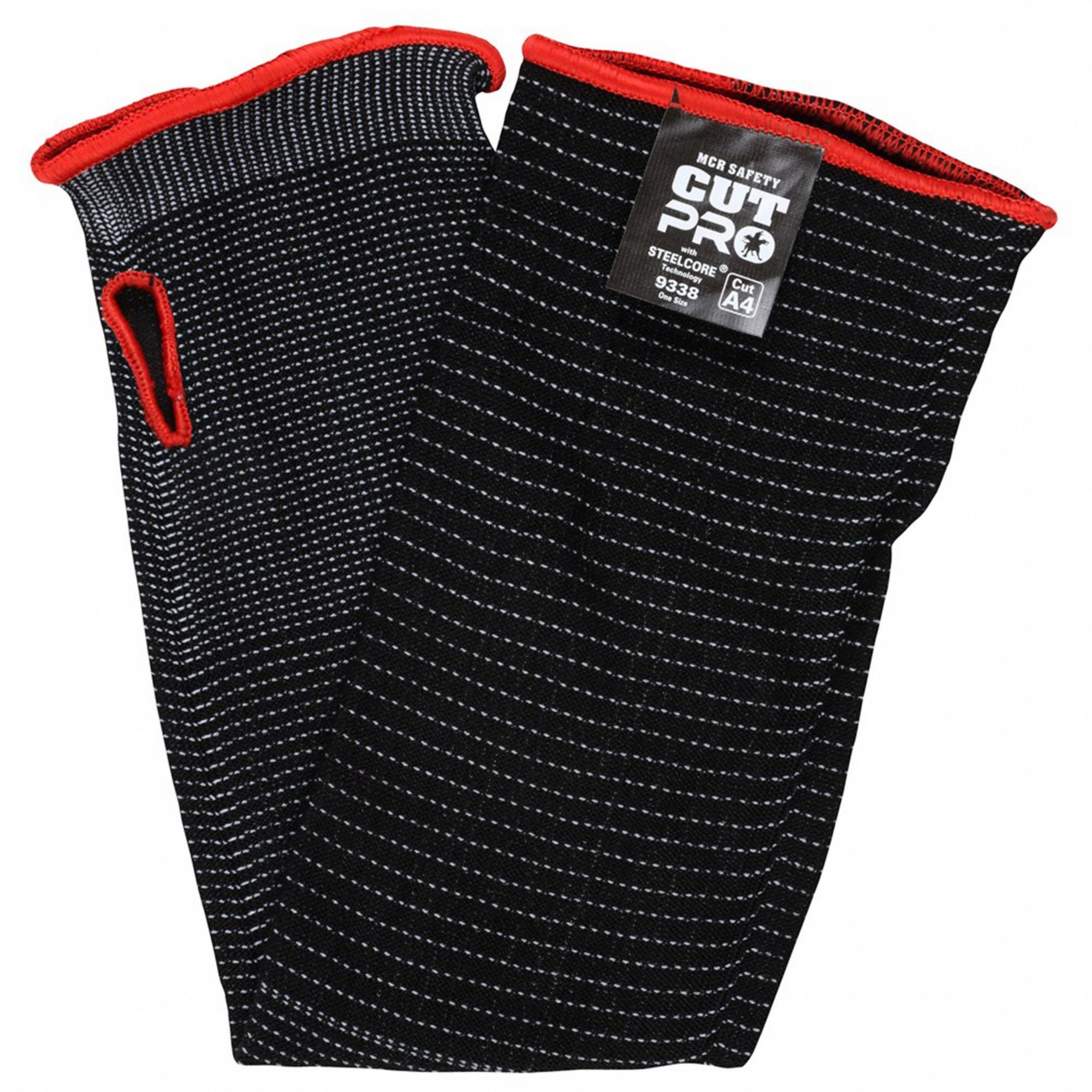 MCR SAFETY, ANSI/ISEA Cut Level A4, HyperMax™ ( 13 ga ) with Cut-Resistant, Knit Sleeves ...
