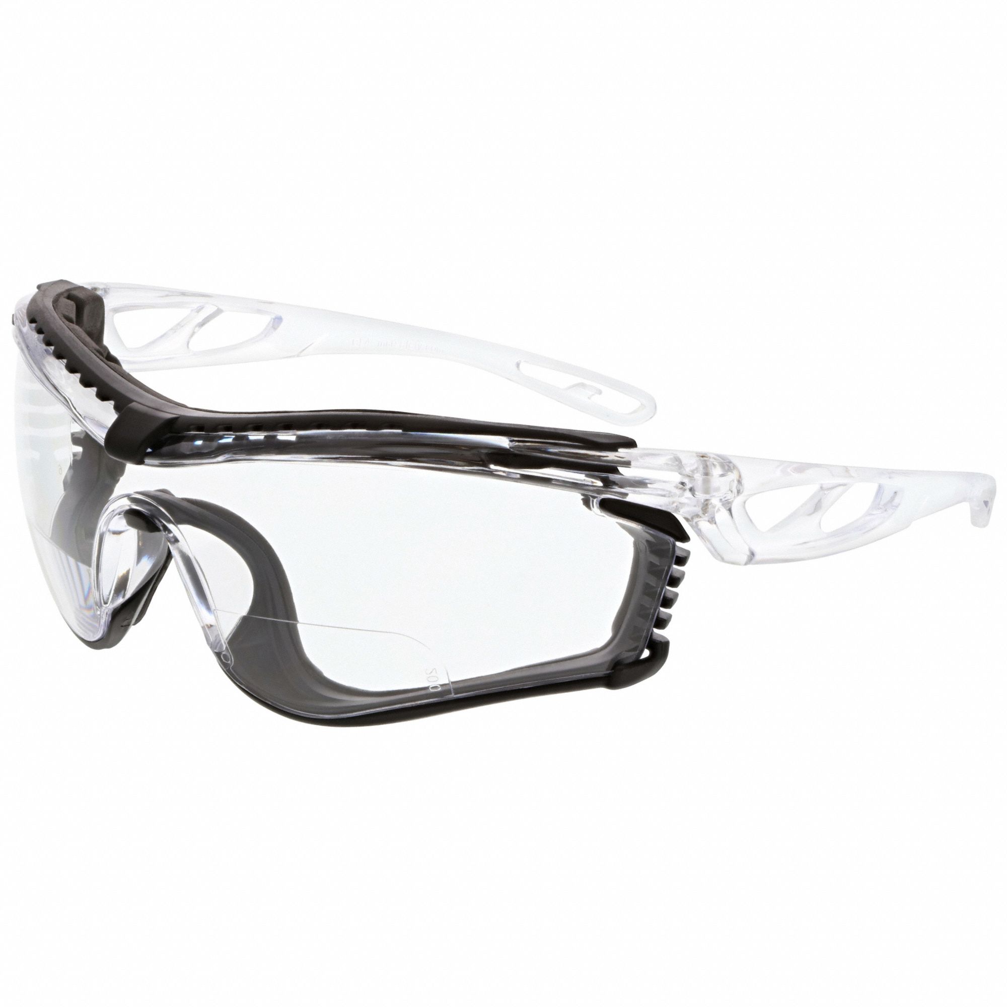 MCR SAFETY, Clear Lens Color, Wraparound Frame, Safety Glasses - 801W24 ...