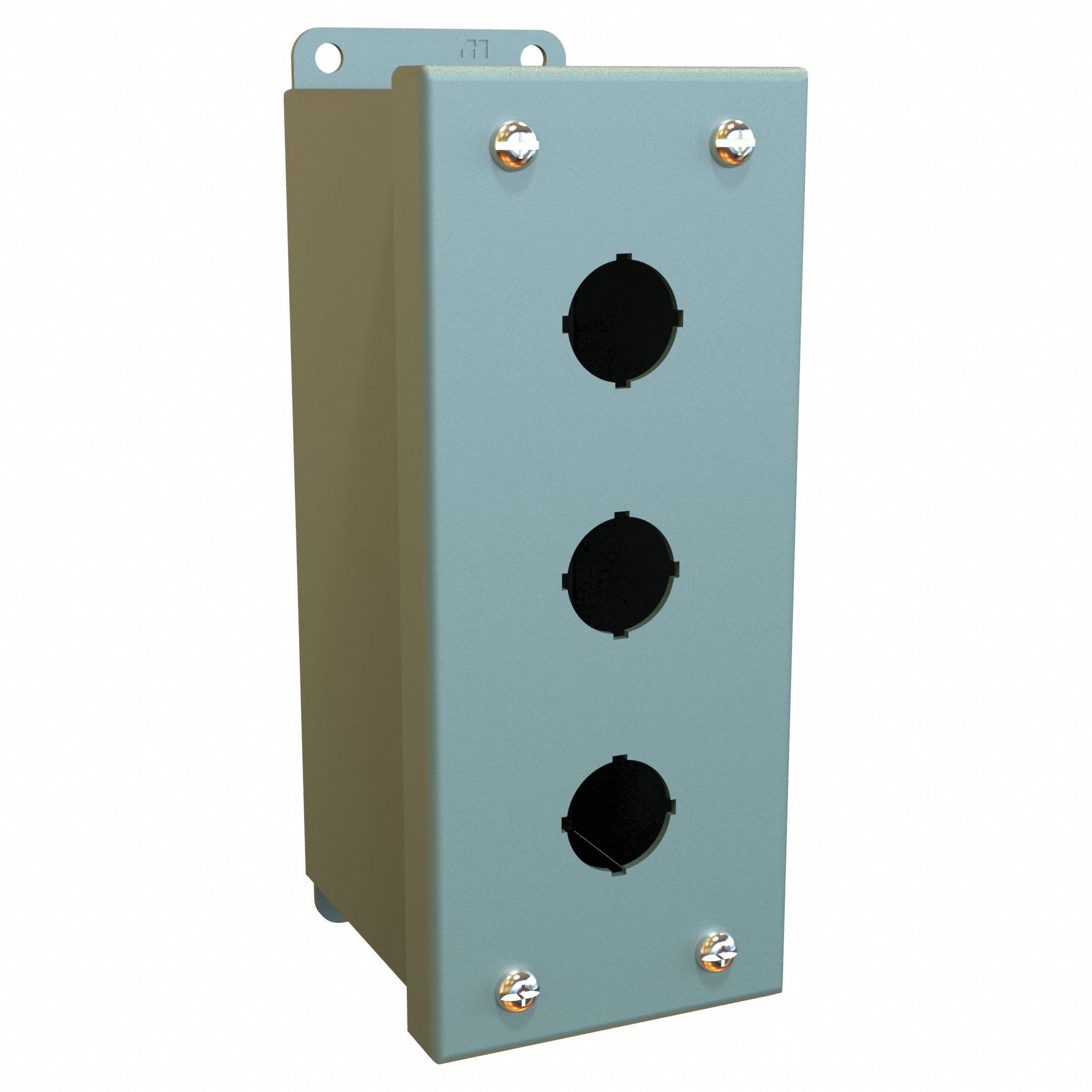 HAMMOND, 22mm, 3 Holes, Push Button Enclosure - 819ZH8|MPB3 - Grainger