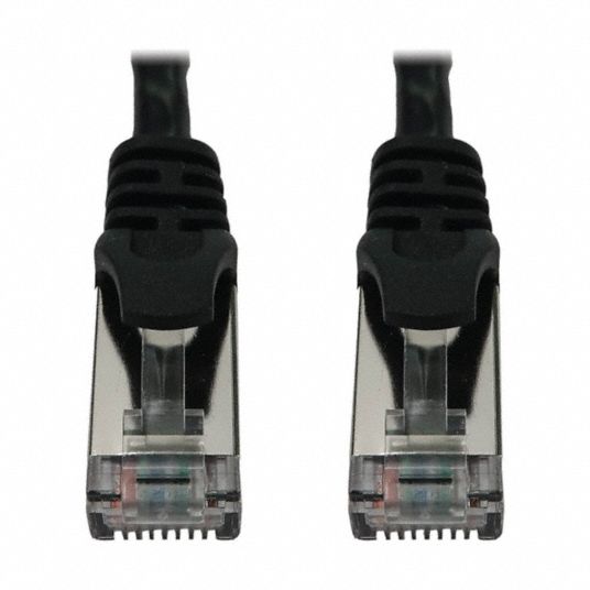EATON TRIPP LITE, Shielded, Cat 6A, Ethernet Cable - 887NU9|N262-S03-BK ...