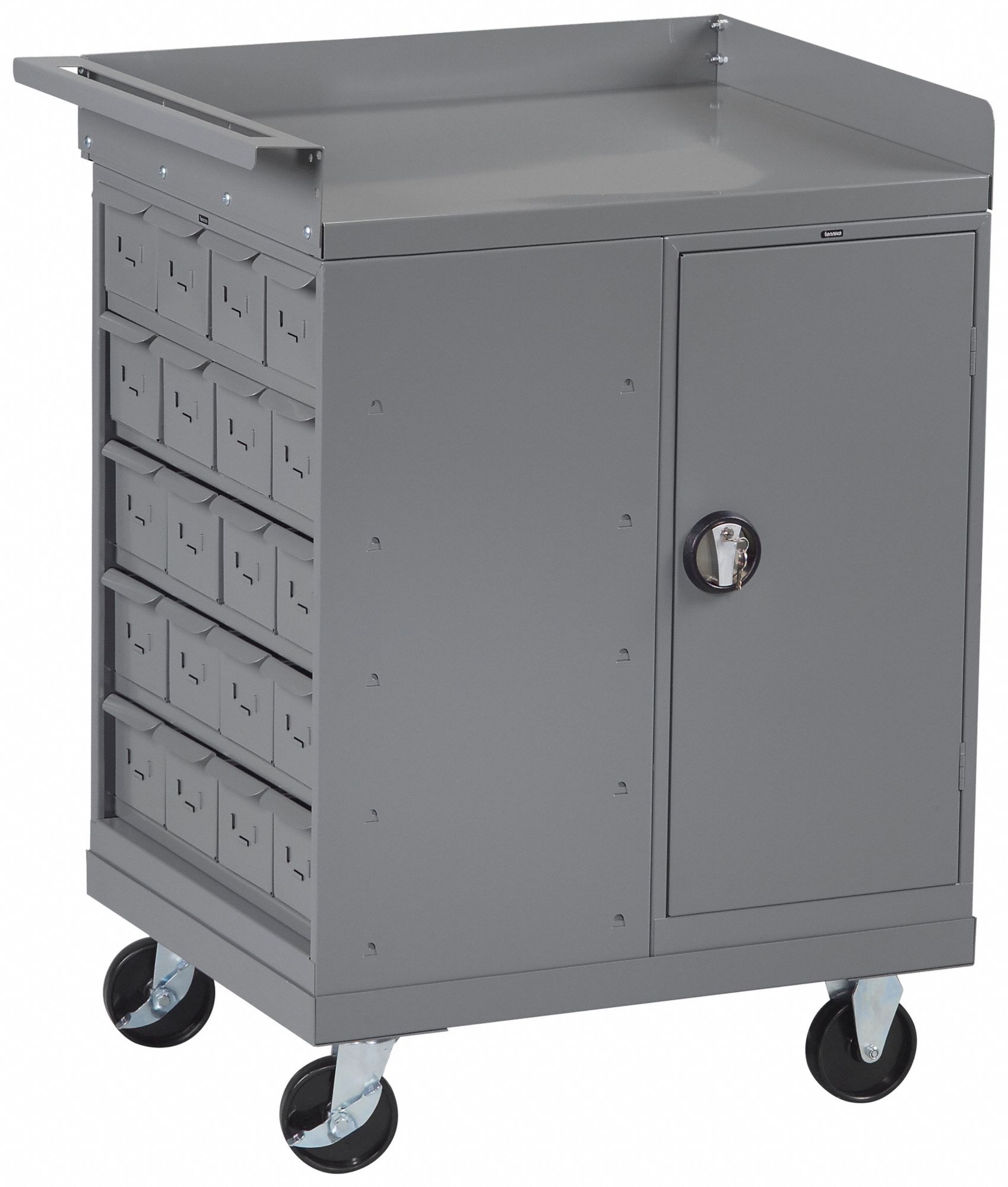 TENNSCO, 43 in x 25 in, Steel, Mobile Cabinet Workbench - 6YE43|MB-2530 ...