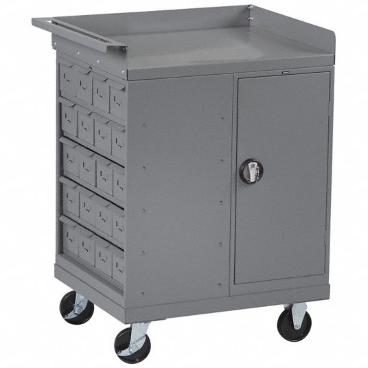 TENNSCO, 43 in x 25 in, Steel, Mobile Cabinet Workbench - 6YE43|MB-2530 ...