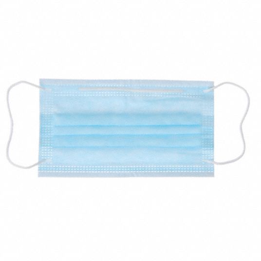 Disposable Mask, Blue, PK 5 - Grainger