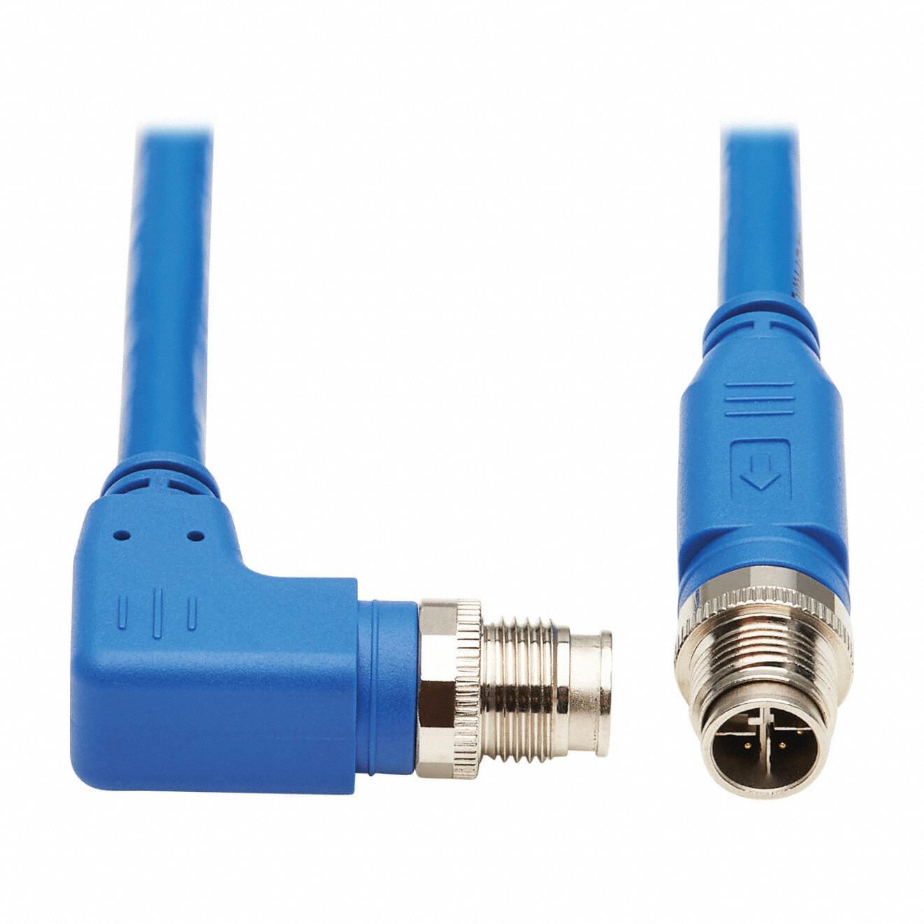 EATON TRIPP LITE, 3.3 ft Lg, X Coding, Ethernet Cable - 887P94|NM12-6A3-01M-BL - Grainger