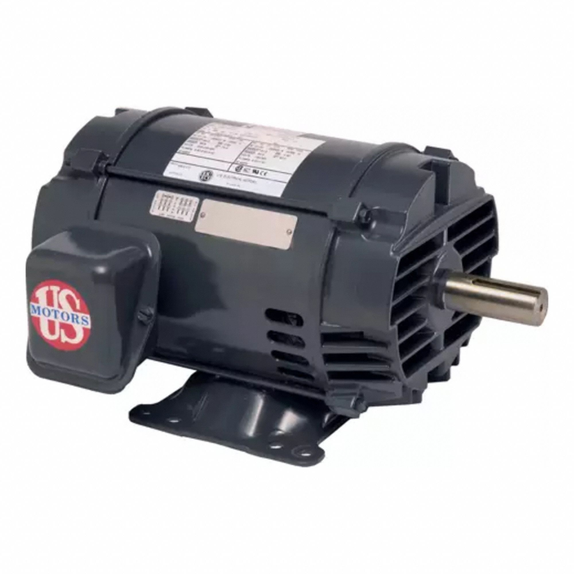U.S. MOTORS, Totally Enclosed Fan Cooled, Rigid Base Mount, Metric ...