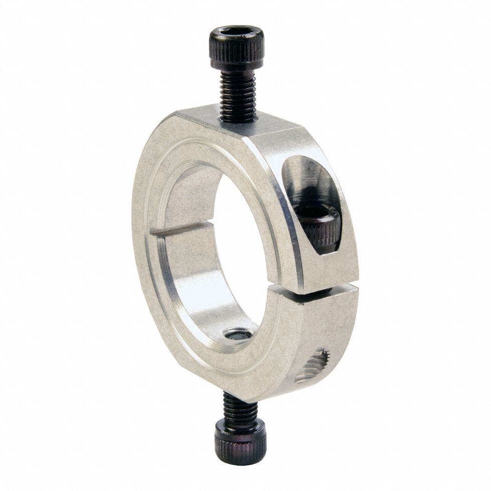 RULAND MANUFACTURING, 2 in Bore Dia, Round, Mountable Shaft Collar ...