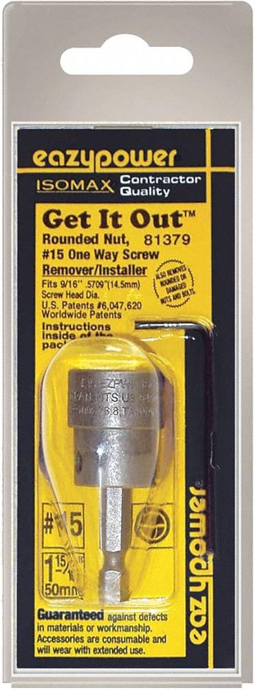 EAZYPOWER, Power Bit, Imperial, Driver Bit - 848L22|88245 - Grainger
