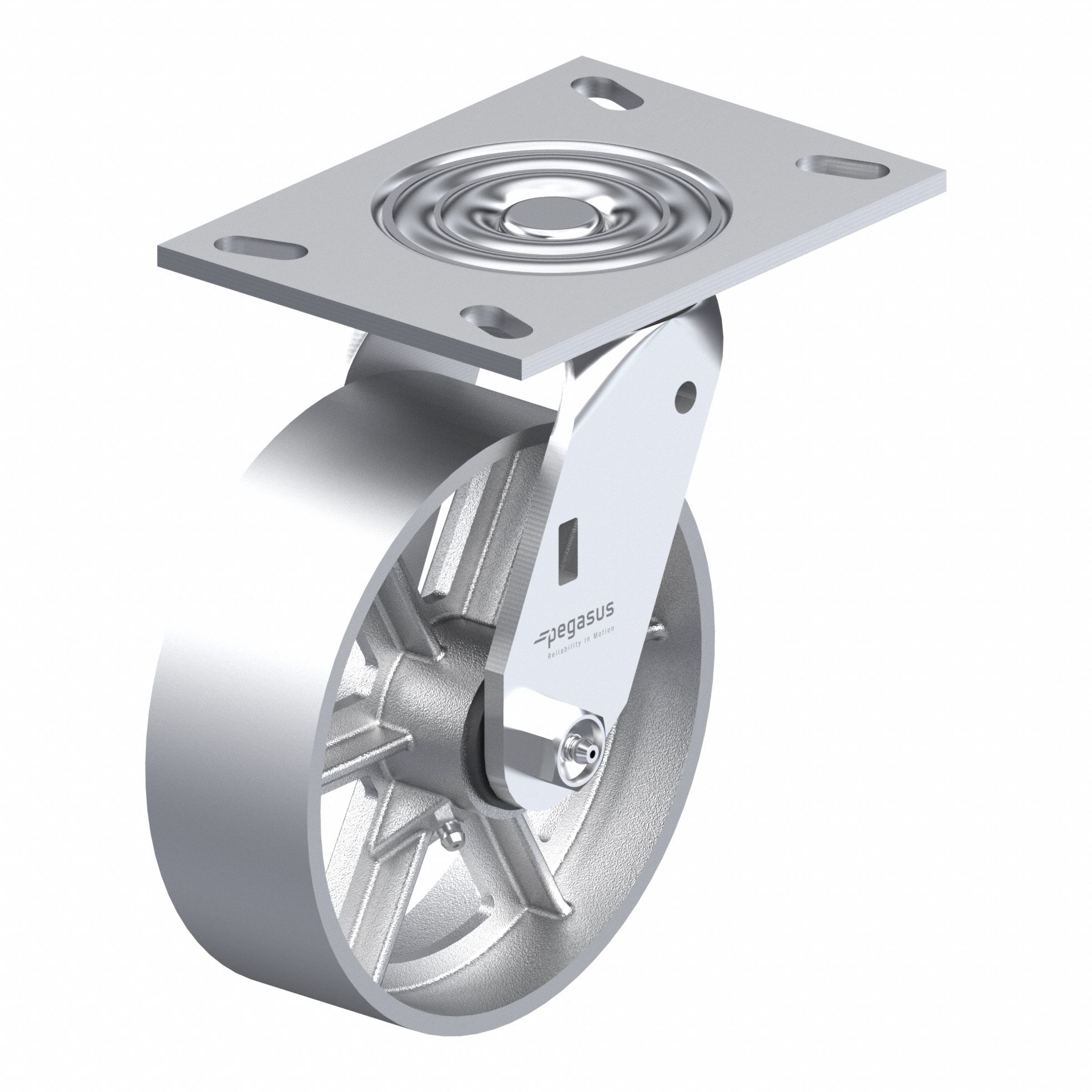 Swivel, No Brake, Plate Caster - 846T73|P21S-C050R-16 - Grainger