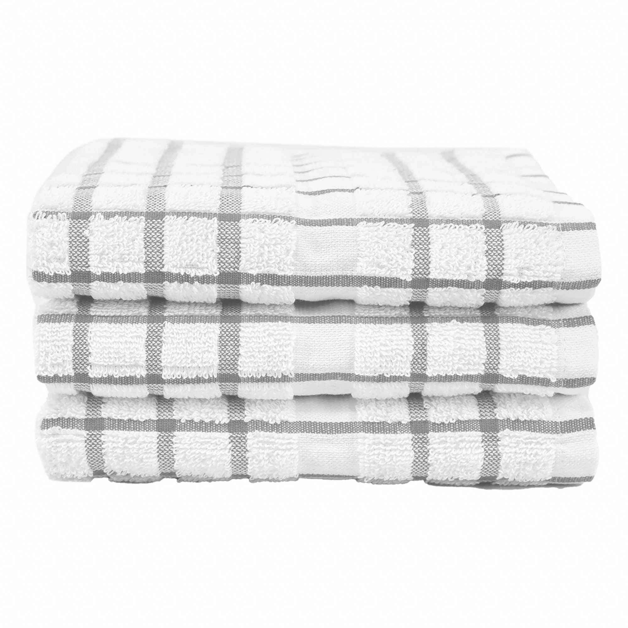 MARTEX, Gray, Windowpane, Kitchen Towel - 827P08|1C41657 - Grainger