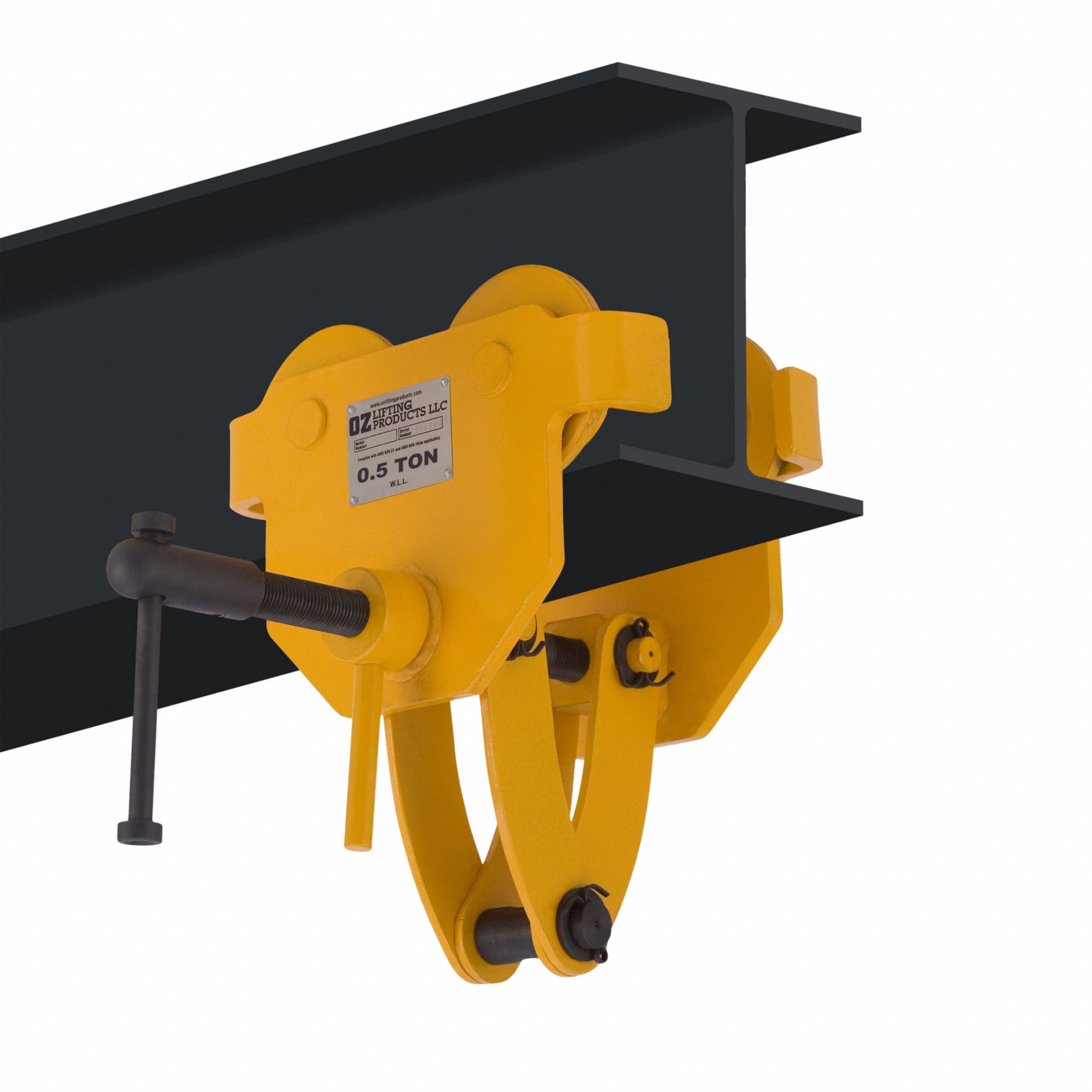 OZ LIFTING PRODUCTS, Push, 1,000 lb Max Hoist Load Capacity, Quick ...