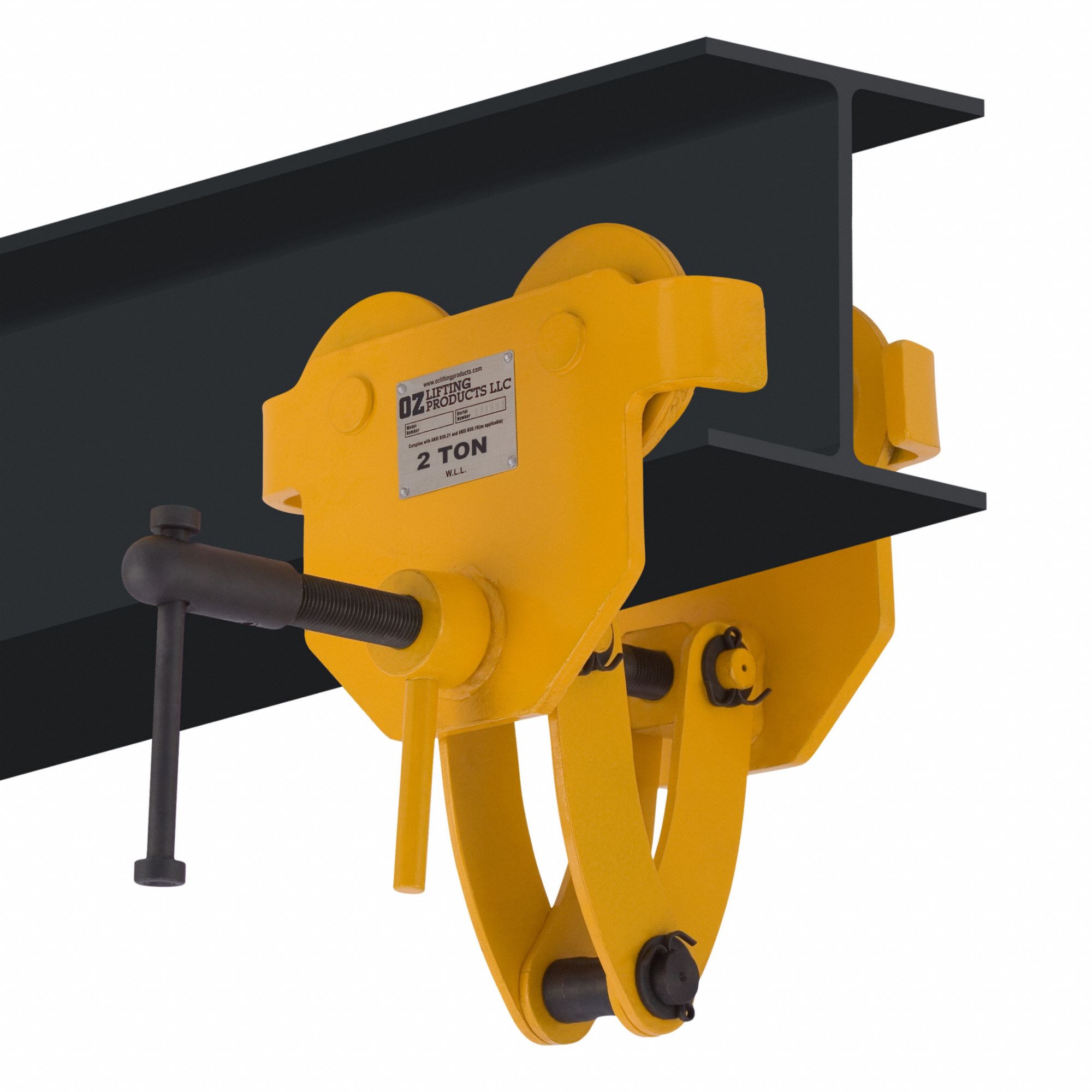 OZ LIFTING PRODUCTS, Push, 4,000 lb Max Hoist Load Capacity, Quick ...