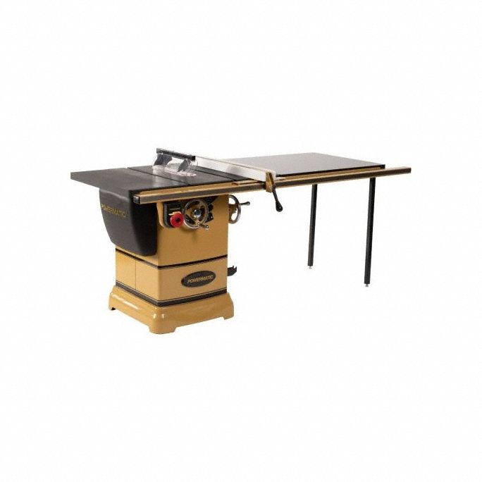 POWERMATIC, 115 V AC Volt, 20 A Current, Table Saw - 876FF8|PM1000T ...