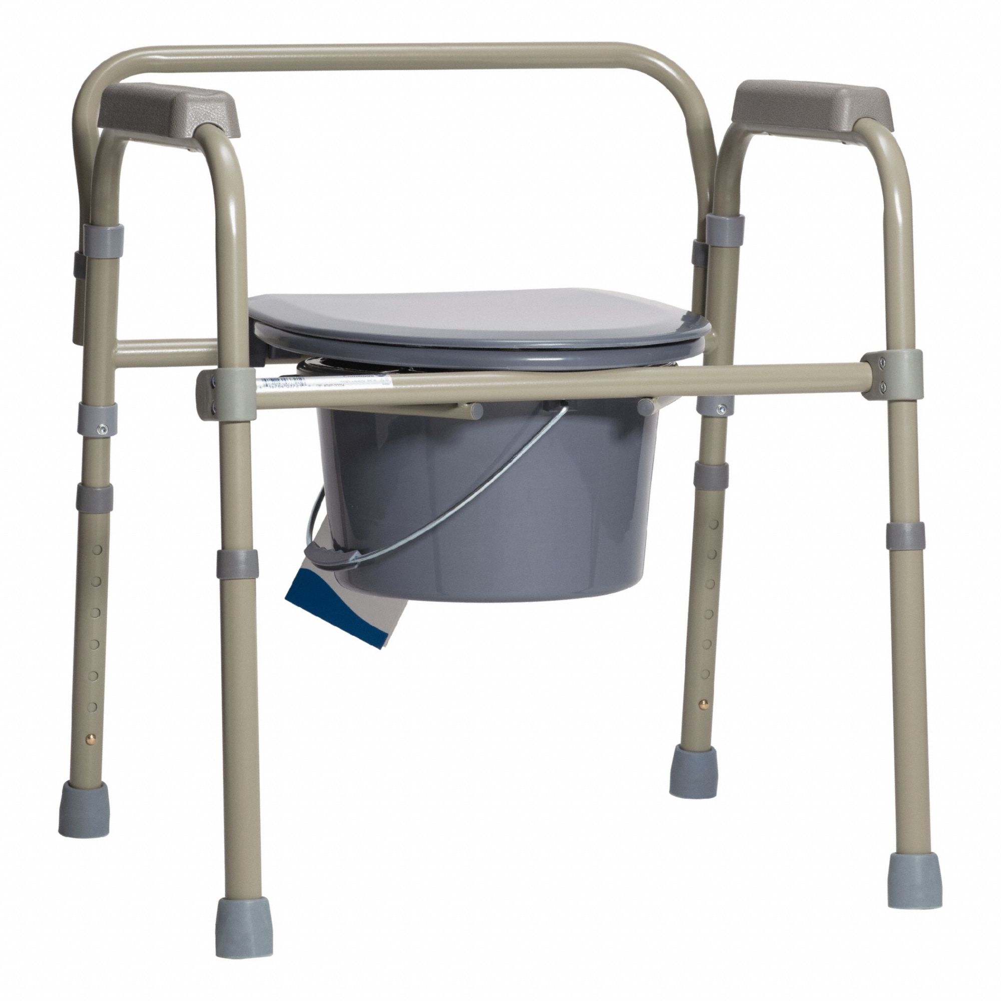 DYNAREX, Gray, 22 1/2 in Overall Wd, Commode Chair - 848KE3|10370 ...