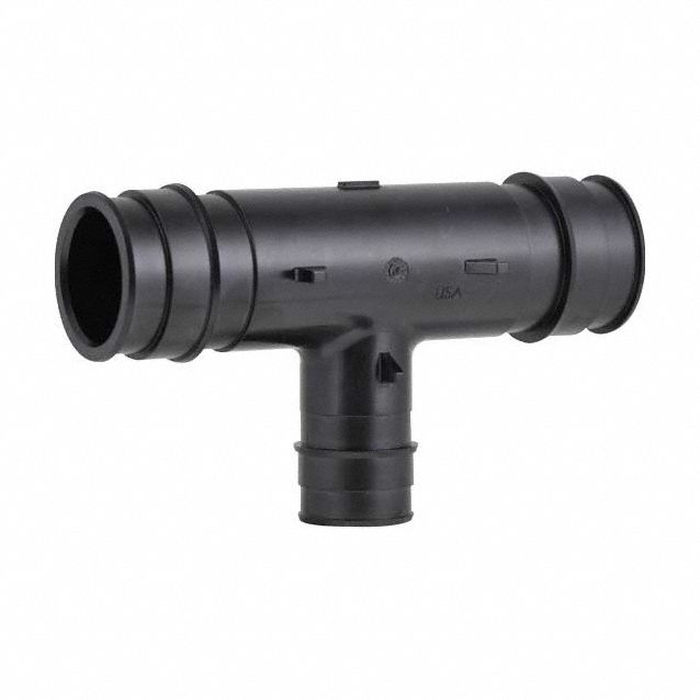 UPONOR, 2 in Pipe x 2 in Pipe x 1 1/4 in Pipe Size, Polymer, Barbed Tee ...