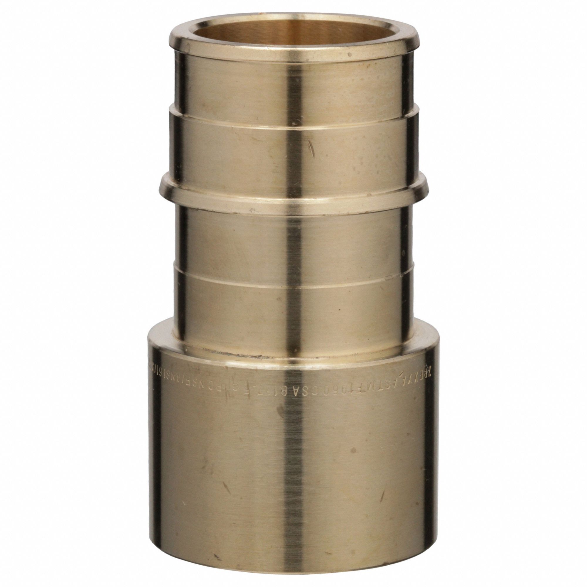 ZURN, 1 5/64 in ID x 1 1/2 in Pipe Size, Barbed x FTG, Barbed Fitting ...