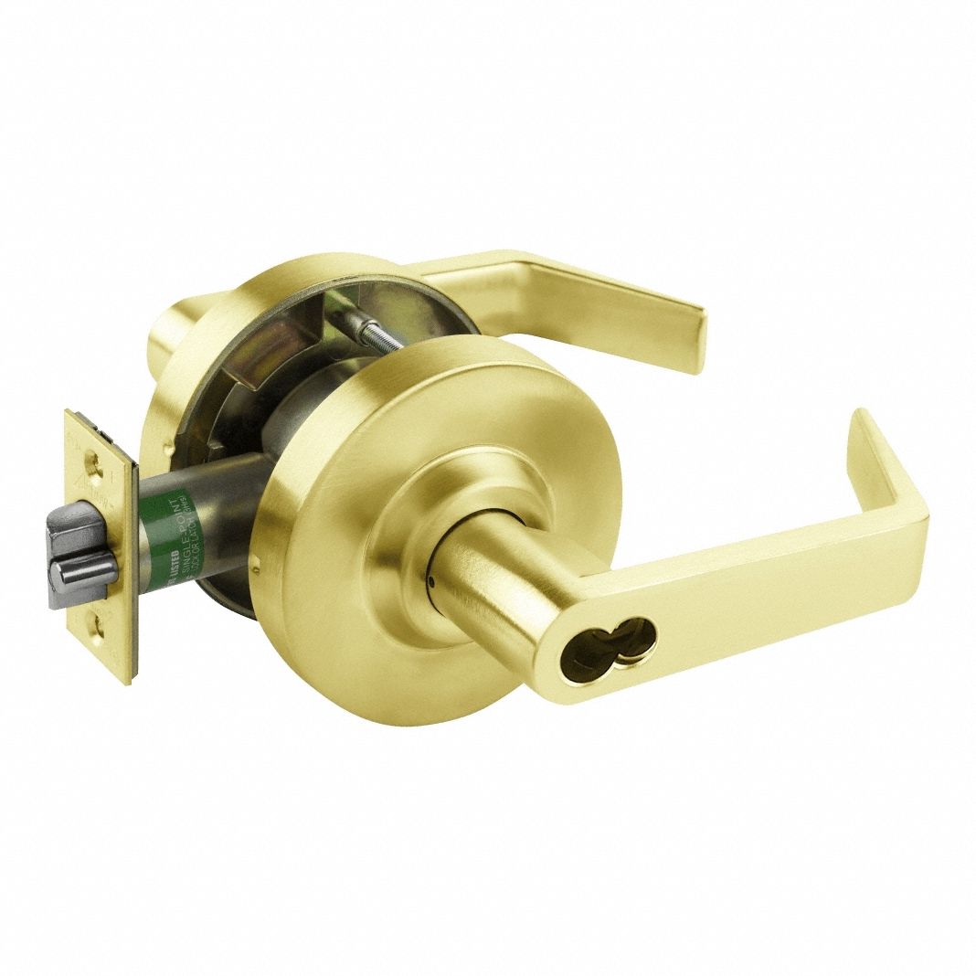 ARROW, Classroom Lever Locksets, Brass, Door Lockset - 808W38|QL12-SR ...
