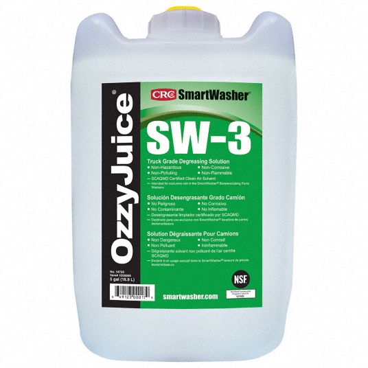 SMARTWASHER, Water, Grease/Oil/Resins, Parts Washer Cleaner - 45TV48 ...