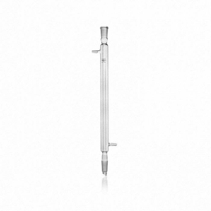 KIMBLE, 15 3/4 in Overall Lg, 24/40 Ground Mouth Joint Size, Condenser ...