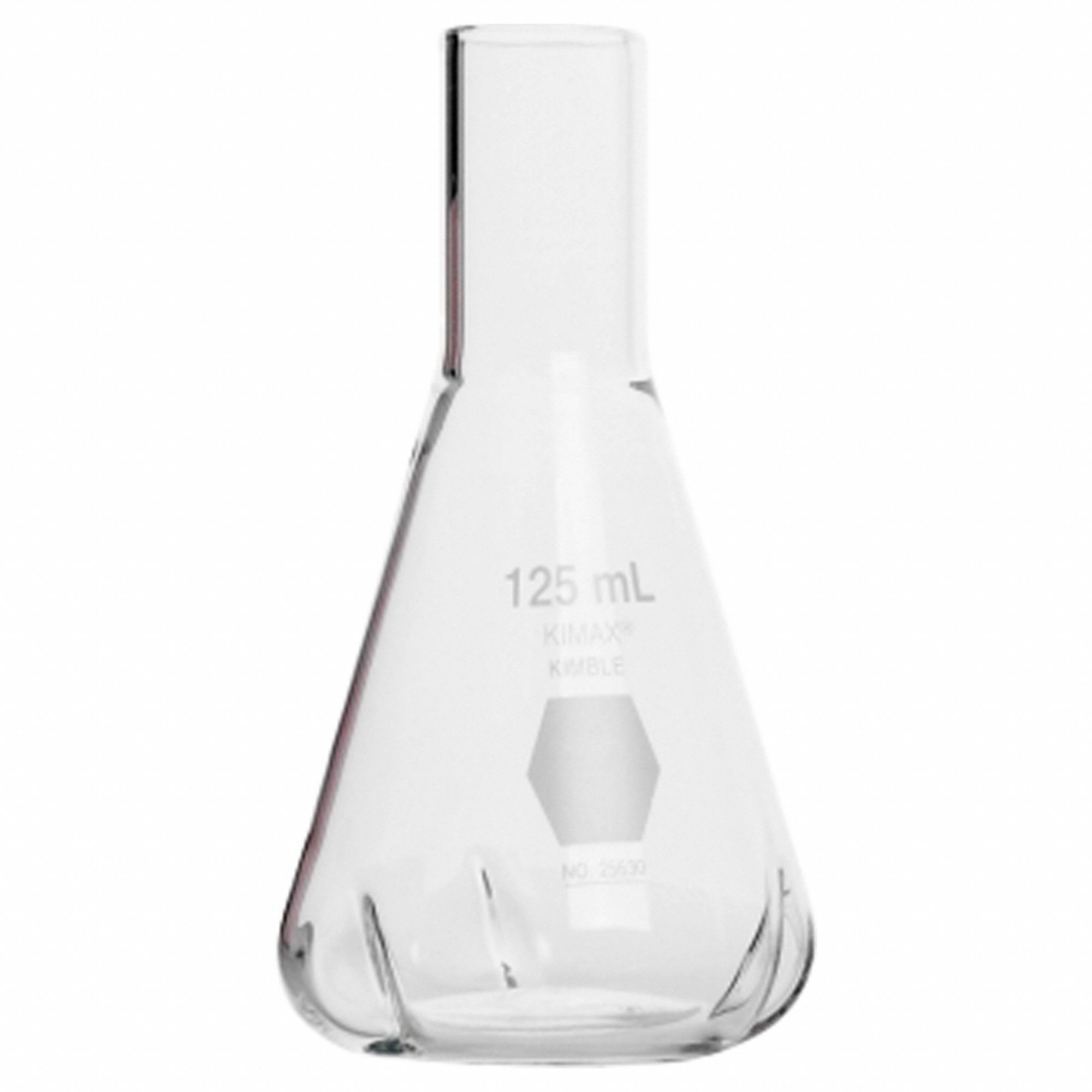 Borosilicate Glass, 125 mL Capacity - mL, Shaker Flask - 52NK54|25630 ...