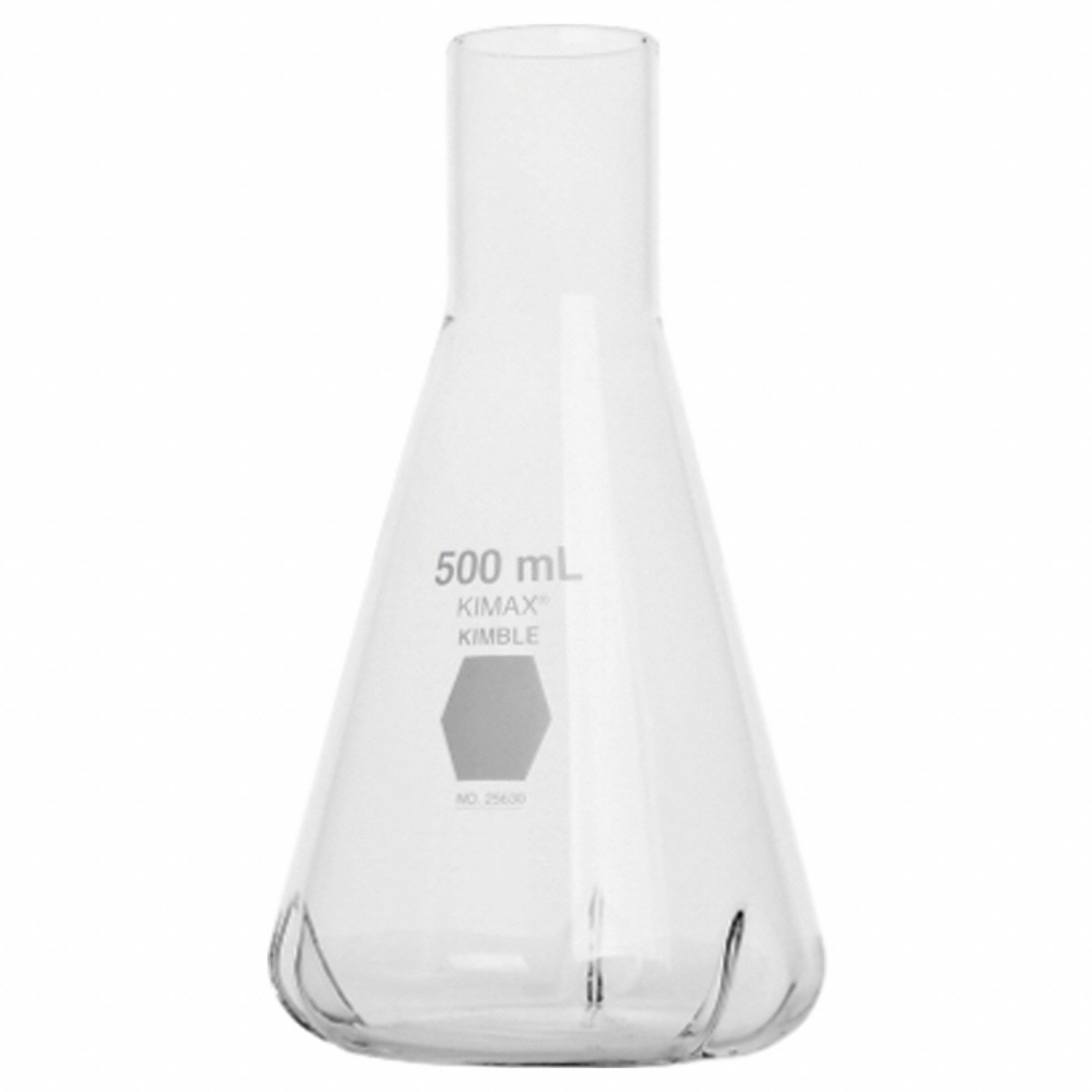 Borosilicate Glass, 500 mL Capacity - mL, Shaker Flask - 52NK40|25630 ...
