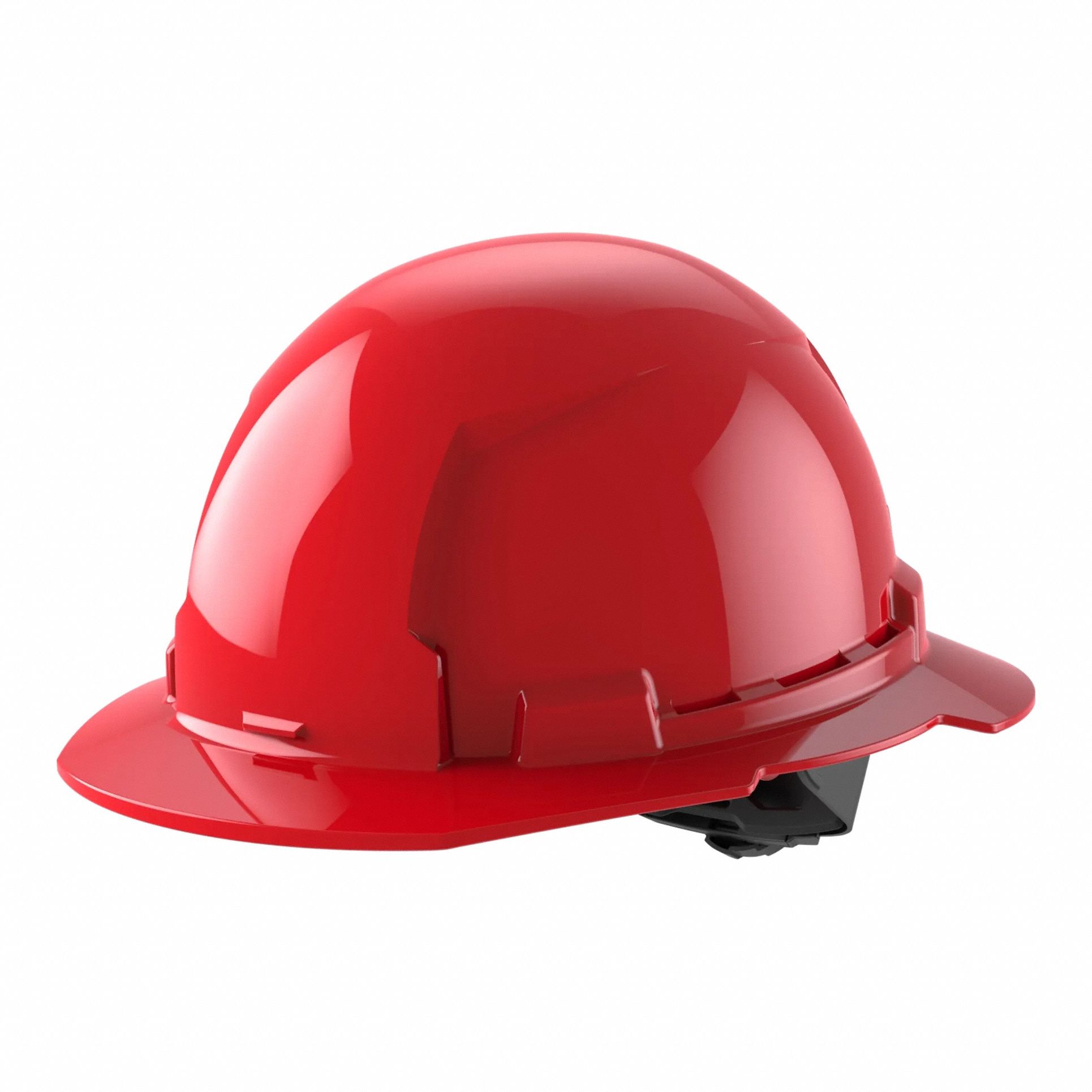 MILWAUKEE, Red, Ratchet (4-Point), Hard Hat - 814JA2|48-73-1109 - Grainger