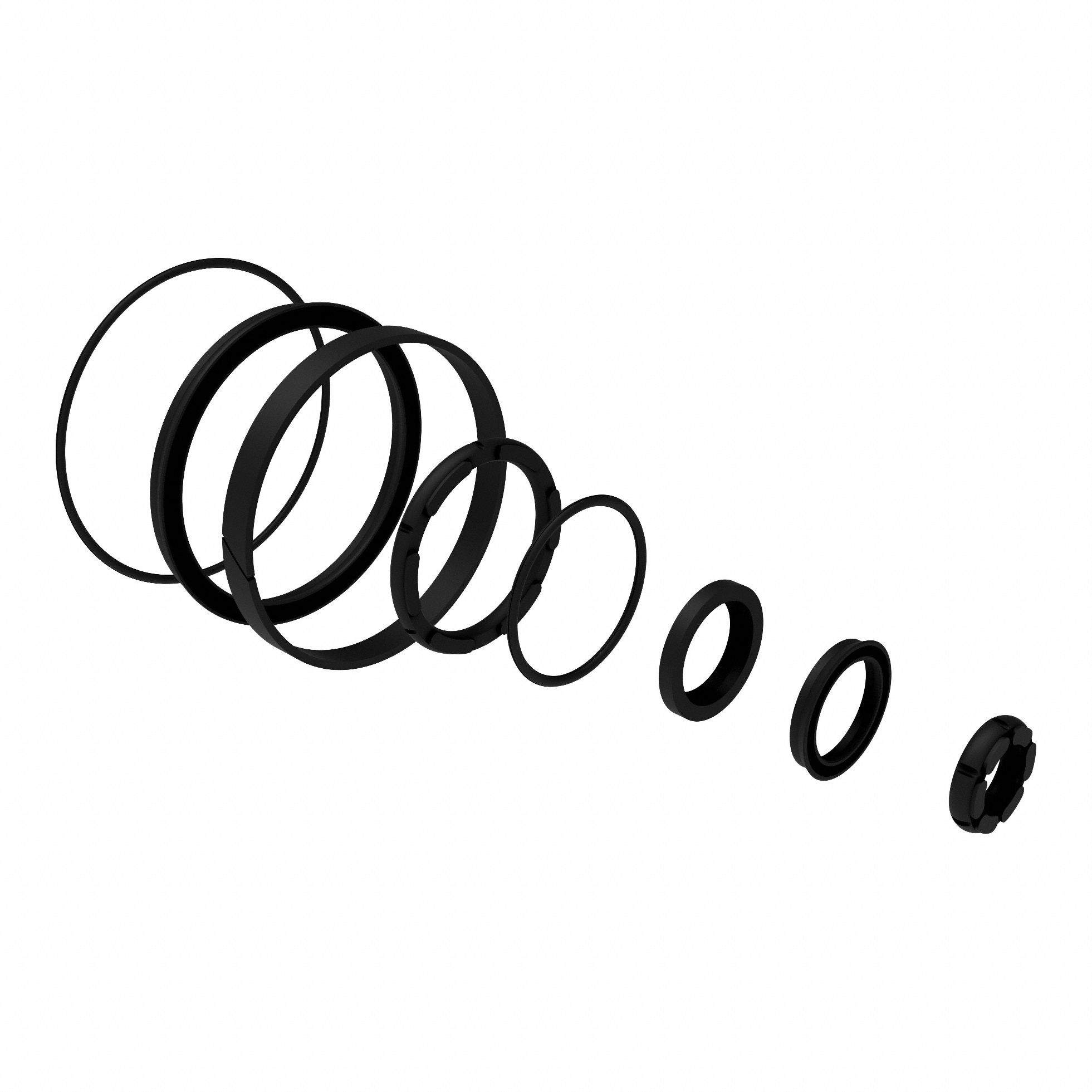 ARO, Compatible with Series AN, Cushion Seal/Wear Strip, Seal Kit ...