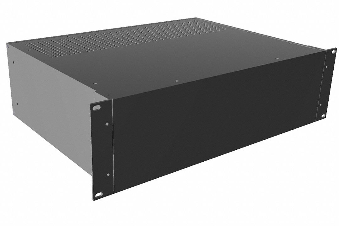 HAMMOND MFG, Vented, Full-Wd, Rack-Mounted Instrument Enclosure ...