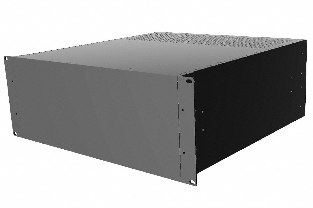 HAMMOND, Vented, Full-Wd, Rack-Mounted Instrument Enclosure - 819RW4 ...