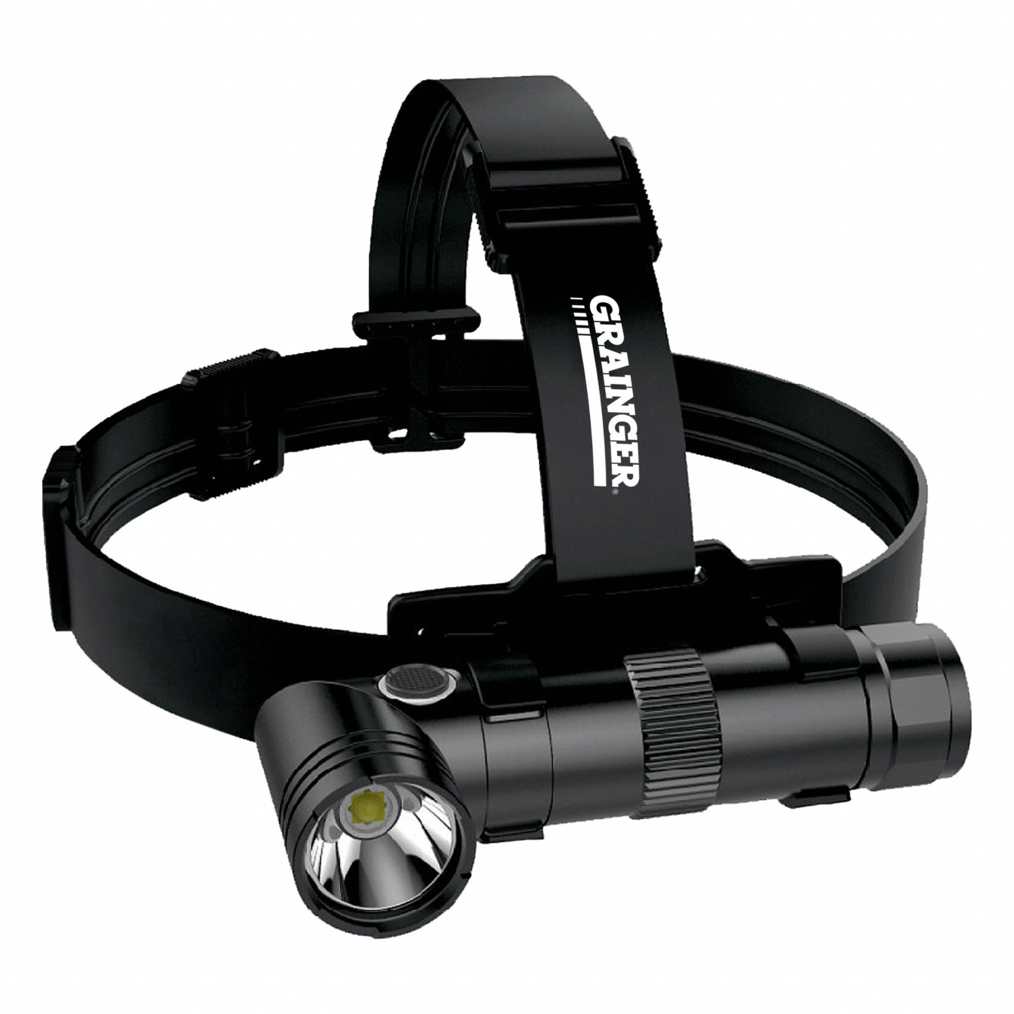 GRAINGER, 2,000 lm Max Brightness, 200 hr Max Run Time, Rechargeable ...