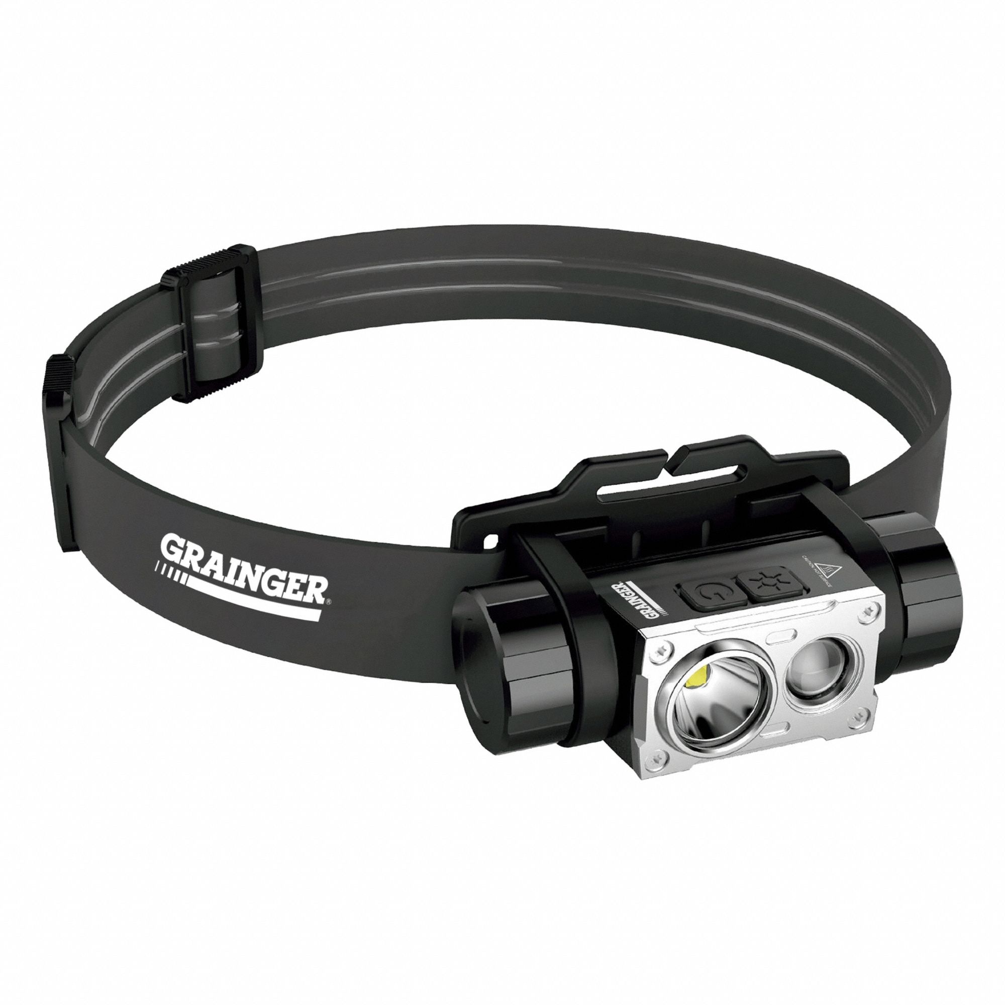 GRAINGER, 1,000 lm Max Brightness, 100 hr Max Run Time, Rechargeable ...