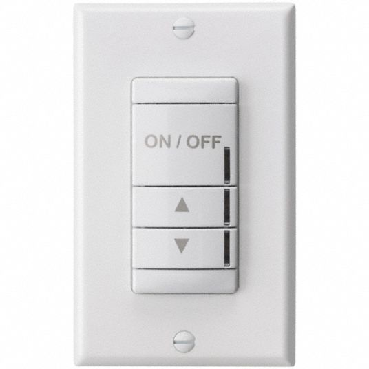 Dimming Controller,120-277V,White - Grainger