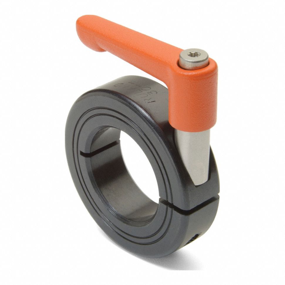 RULAND MANUFACTURING, 7/16 in Bore Dia, Round, Quick Clamping Shaft ...